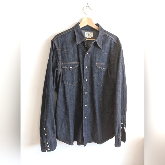 Ralph Lauren Double RL | Shirts | Ralph Lauren Double Rl Mens Dark ...